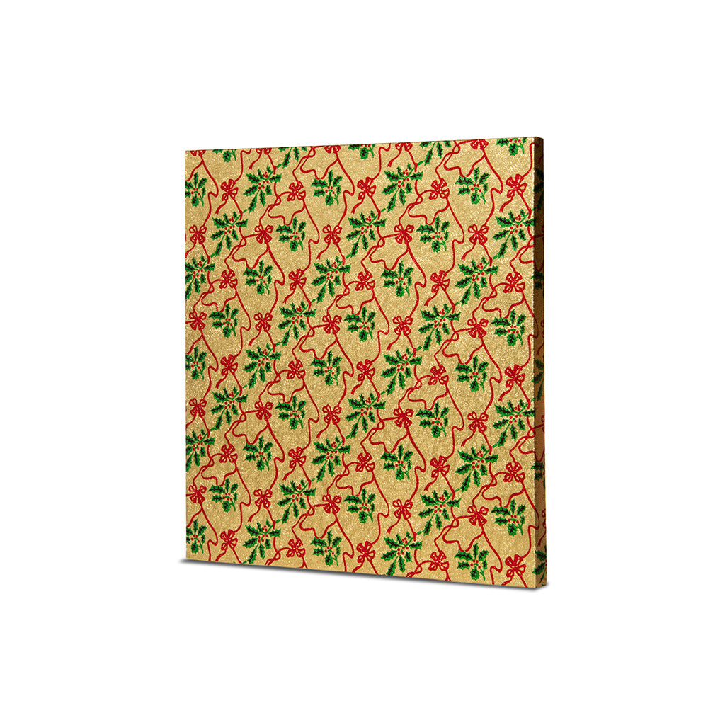 Individually Wrapped Assorted Holly Print Square Drums Assortment 10in ...